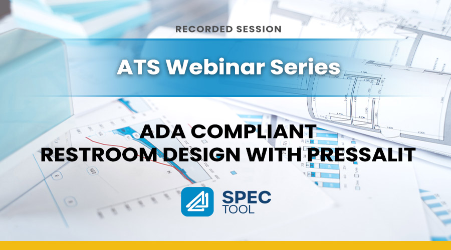 ADA Compliant Restroom Design with Pressalit - ATS SpecTool